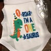 One-a-saurus SVG PNG Cut File, Dino 1 SVG, Dinosaur First Birthday ...