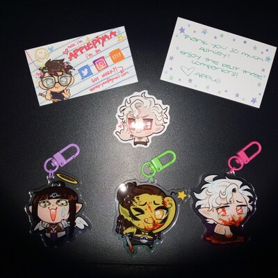 BG3 Cursed Acrylic Keychains - Etsy