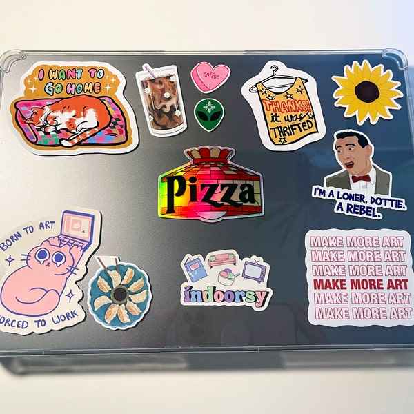 Make More Art Sticker || Die-cut Vinyl Water-resistant Decal || Gift ...