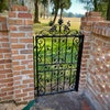 Decorative Metal Entry Gate - Custom to Fit 36" Wide Space! 40" Tall at ...