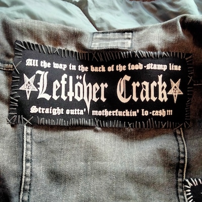 Leftover Crack Patch DIY Anarcho Crust Punk Citizen Fish Star Hipsters ...