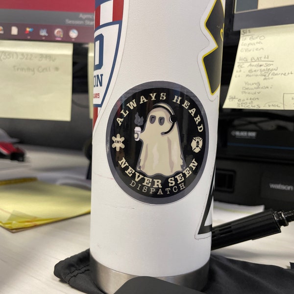 Ghost Dispatcher Always Heard Never Seen POLICE/FIRE - Etsy