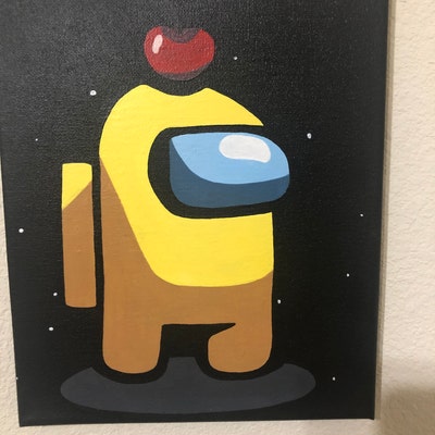 Custom Among Us Character Canvas Painting - Etsy