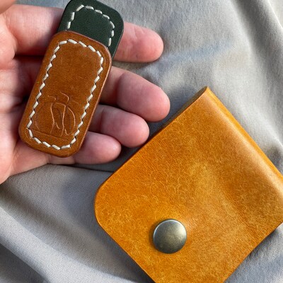 Leather Magnetic Slider Fidget, 3 Magnets Version - Etsy