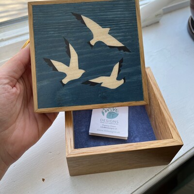 Modern Tree Wall Art, Hand Cut Marquetry Trees Wall Art, Stylish Tree ...