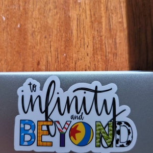 To Infinity and Beyond Sticker Toy Story Sticker Disney Sticker Pixar ...