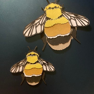 Bumblebee 3D Papercut Template SVG, PDF, JPG Dxf, Layered Paper ...