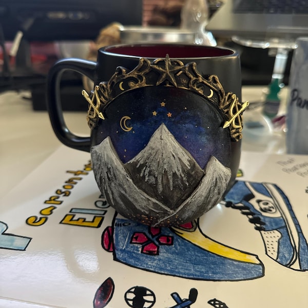 ACOTAR Mug | Rhysand Inspired Mug Night Court ACOTAR | Handmade ACOTAR ...