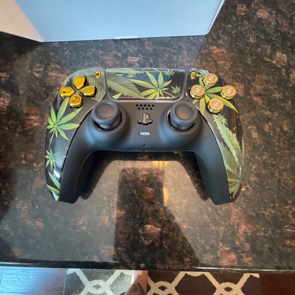 Custom PS5 Controller Narco Weed Cartel Gamepad Sony Playstation 5 ...