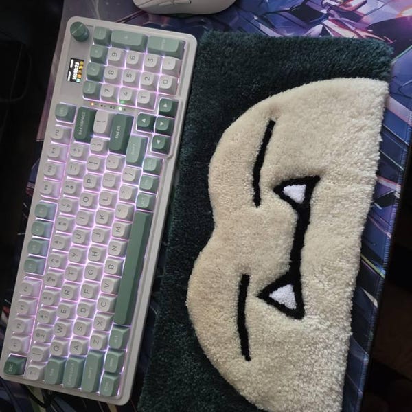 Cozy Sleepy Keyboard Wrist Rug Custom Anime Cartoon - Etsy