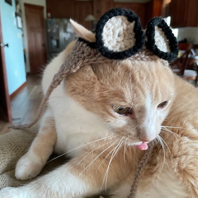 Aviator Hat Pattern, PDF Pattern, Oona Patterns, Hats for Cats, Cat Hat ...