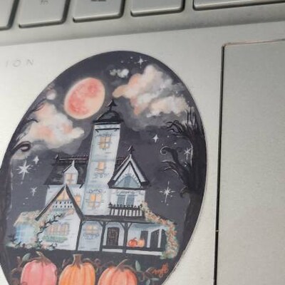 Practical Magic Inspired Victorian House Gouache Painting STICKER ...
