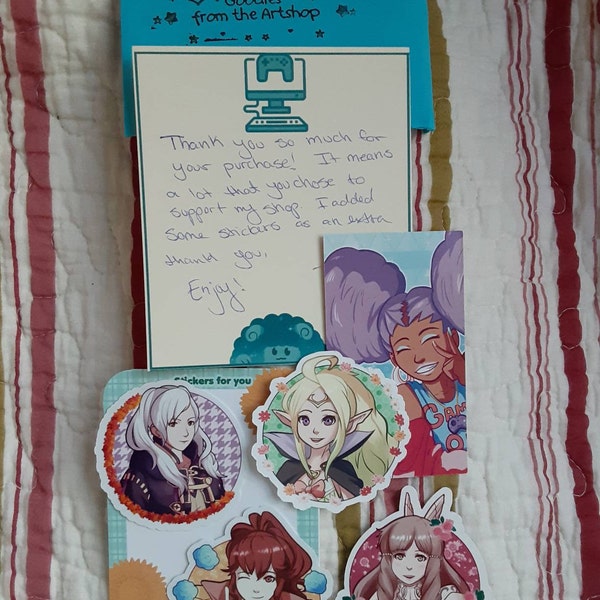Fire Emblem Awakening Vinyl Stickers, First Gen Females, Fire Emblem ...