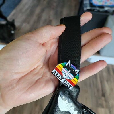 Maybe but Probably Not Gray Ace Demi Pride Enamel Pin in Demisexual ...