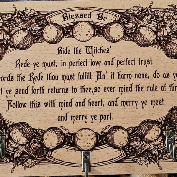 Altar Table Tree of Life Viking Engraved, Norse Wooden Ritual Table ...