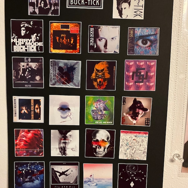 JILUKA Visual Kei, V-kei, J-rock Band Glossy and Waterproof Sticker Set of 5 - Etsy