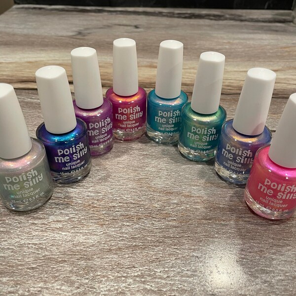 Groovy Glow - Blue Purple "glow Pop Nail Polish Collection" Multi-color ...