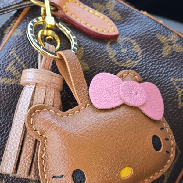 Leather Monkey Bag Charm,bag Charm,handmade Monkey Leather Bag Charm ...