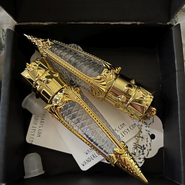 Large Goth Vial Jewelry - Goth Vial Necklace - Cosplay Jewelry - Fill ...