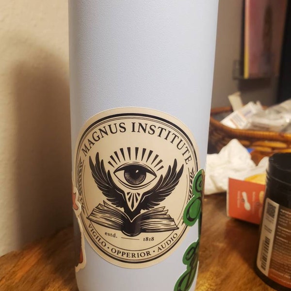 The Magnus Institute Logo Sticker - Glossy Vinyl Sticker - 8.1x8.1 Cm ...