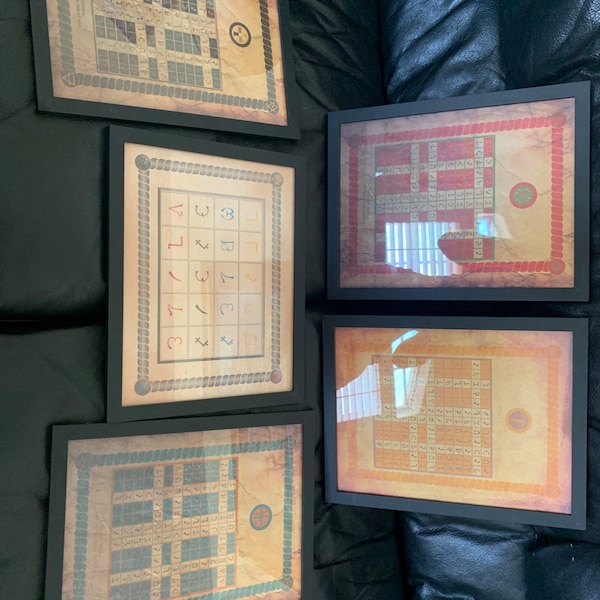 Enochian Table of Practice - John Dee & Edward Kelley - [golden Dawn ...