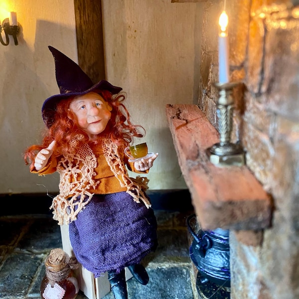 Christine Hand Sculpted 12th Scale Character by Kastlekelm Miniatures ...