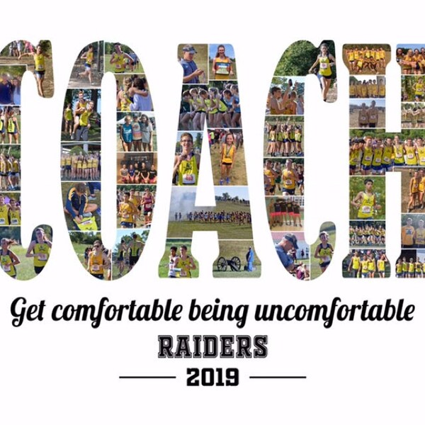 Coach Photo Collage-sport Coach Collage-gift for Coach-personalized ...