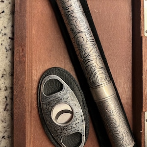 Iridescent Blue Cigar Cutter - Etsy