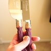 Maroon Wedding Cake Server Set & Knife Cake Cutting Set Wedding Cake ...