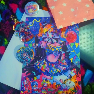 Hatsune Miku Decora 45mm Button - Etsy