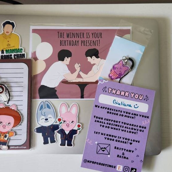 Printable BTS JK Jungkook Birthday Greeting Card, Birthday Card, Cute ...