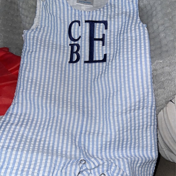 Boys Jon Jon, Baby Boy Summer Outfit, Baby Boy Jon Jon, Seersucker ...