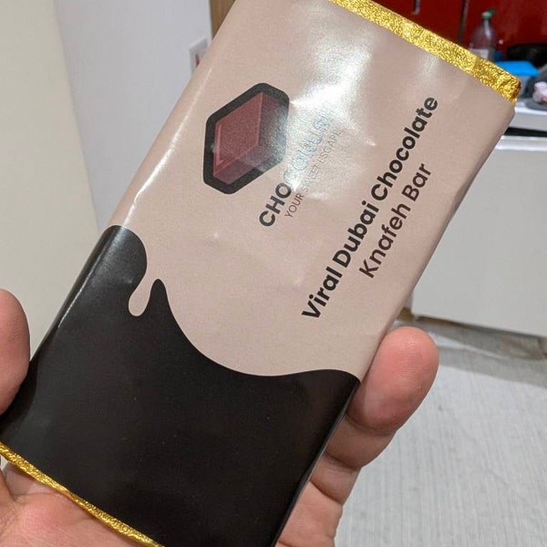 Dubai Chocolate (big Bar) - Etsy UK