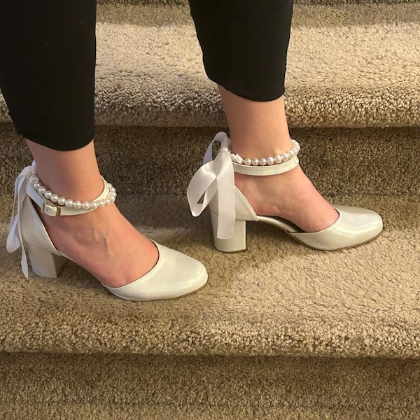 Sage Green Block Heels, Evening Shoes, Olive Green Heels, Green Bridal ...