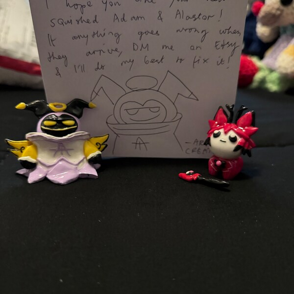 Yippee Alastor From Hazbin Hotel Radio Demon TBH Creature Figurine ...