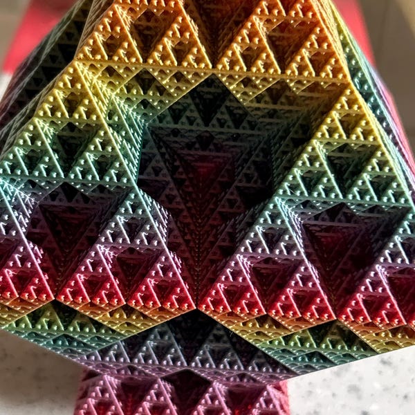 Icosahedron 3D Printed Model 20 Sided Polyhedron 4 Inch - Etsy