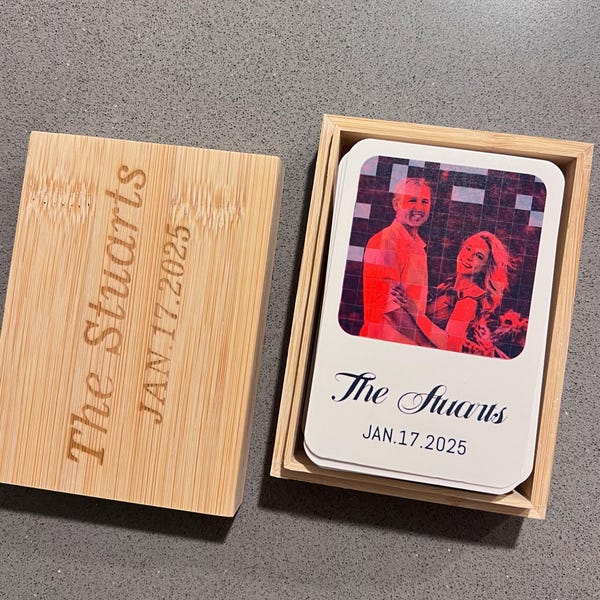 Custom Shape Photo Building Block, Personalized Photo and Text Brick ...