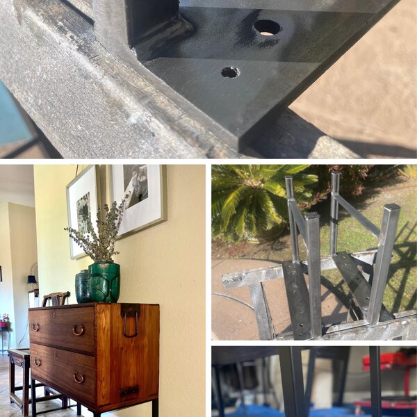 Square Tube Leg, Furniture Leg, Metal Desk Leg, Metal Bench Leg, Metal ...