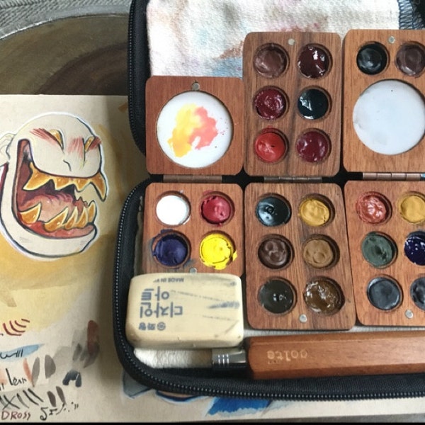 Charlie Watercolor Palette for 8 Wells (available Now !) - Etsy