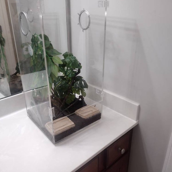 Reptile Enclosure, Tarantula Cage, 10 Gallon Size, Gecko, Terrarium ...