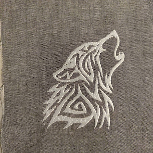 Celtic Wolf Machine Embroidery Design,wolf Embroidery Design 4 Sizes - Etsy
