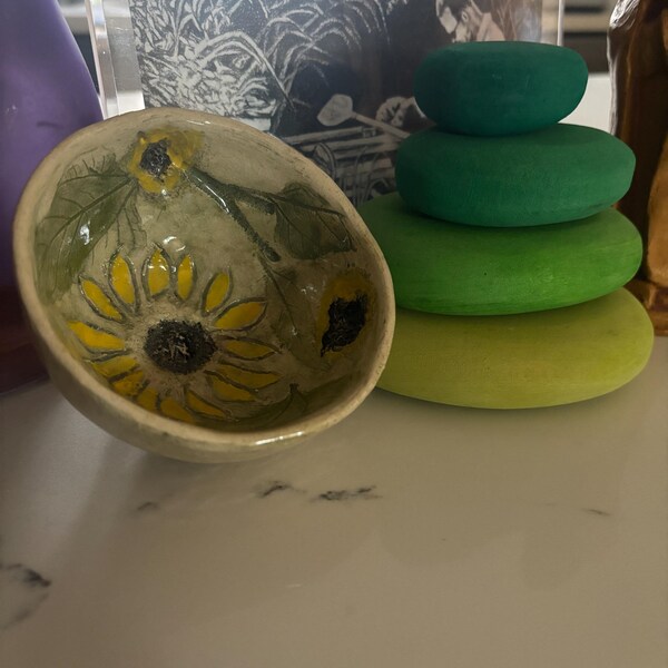 Handmade Pottery,7 Species Serving Small Bowls Dishes , Ceramic Double ...