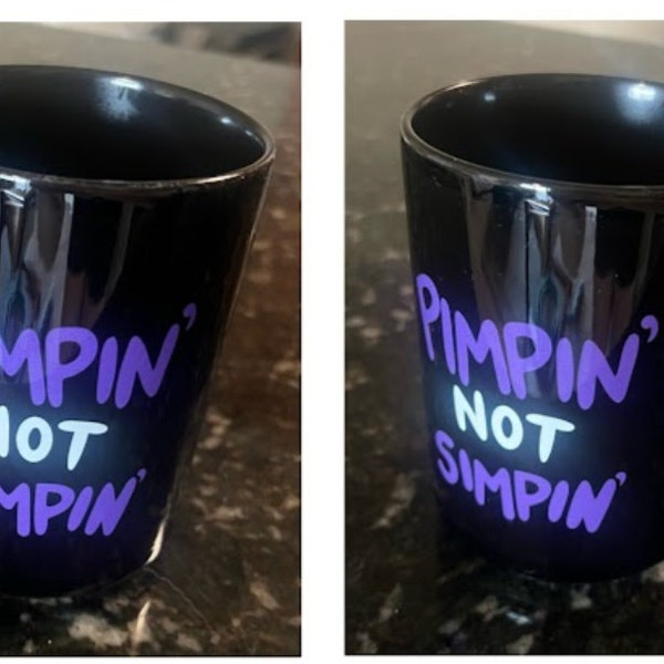 Pimpin' Not Simpin' Hazbin Hotel Mug Valentino Hazbin Hotel Mug Hasbin ...