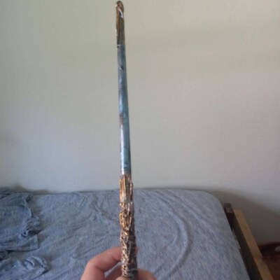 Magic Wand Purple and Gold Cosplay Magic Wand Purple Agate Gemstone ...