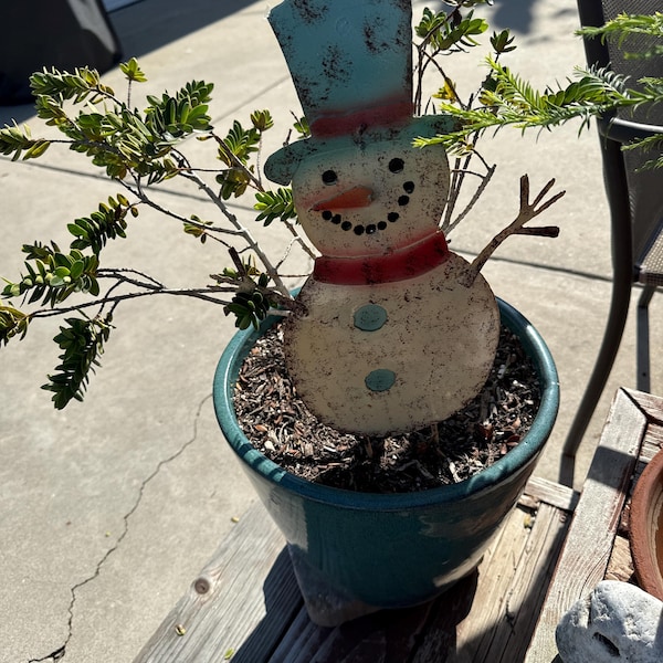 Rustic Metal Sunflower Garden Stake - Garden Stake - Etsy