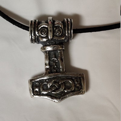 Ödeshög Mjolnir / Thor's Hammer Pendant in Sterling Silver or Bronze ...