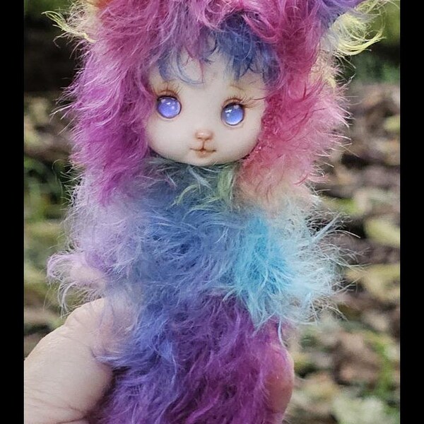 Set of 2 Fairy Trolls Dreaming Meditating Pixie Ooak Fae Fairy Fairie ...