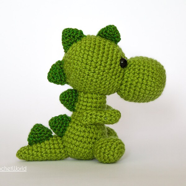 PATTERN: Spike the Stegosaurus - Crochet Dinosaur Pattern - Amigurumi ...