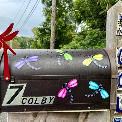 Dragonfly Mailbox Flag - Etsy