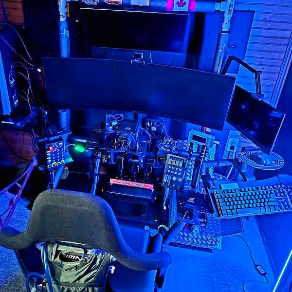 Pc Usb Button Box 3D Printed Carbon Style, Neon Squares 26 Functions ...